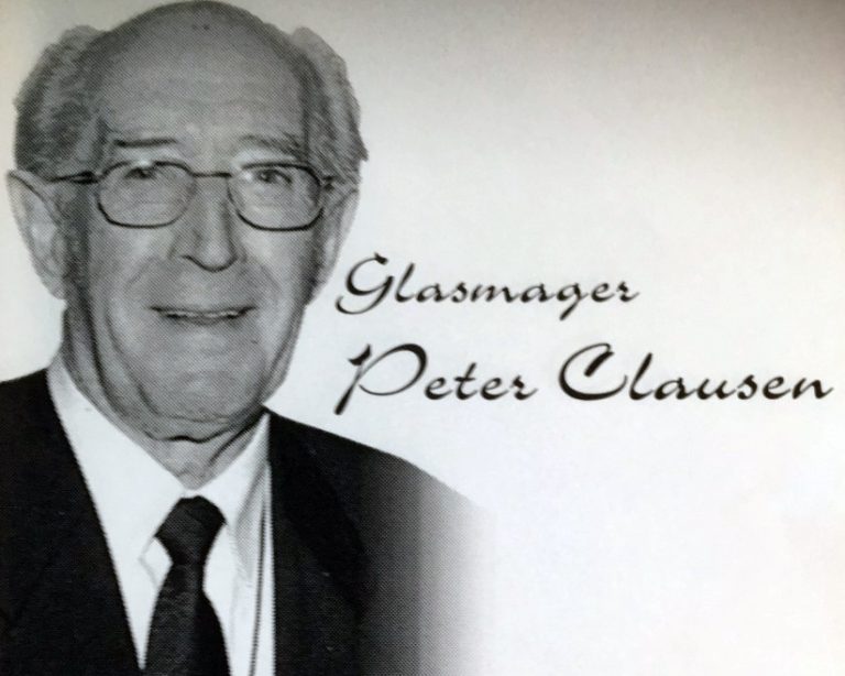 Erindring af tidligere glasmager Peter Clausen - Nye & Gamle Fensmark